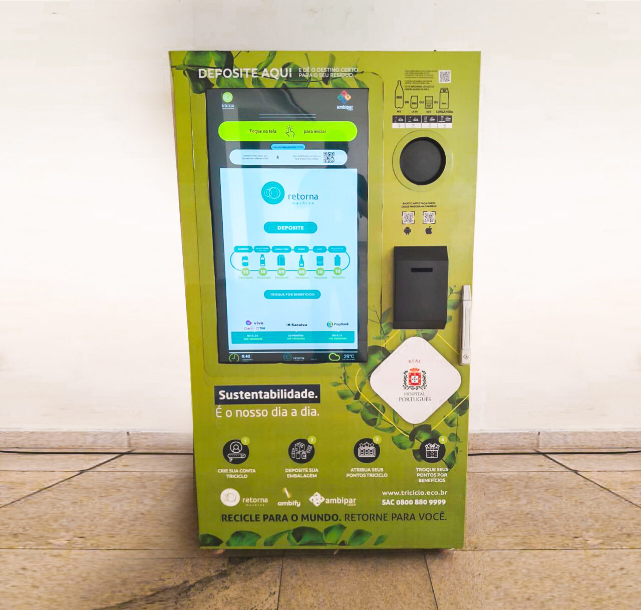 Hospital Real Português de Recife instala Retorna Machine em sua ...